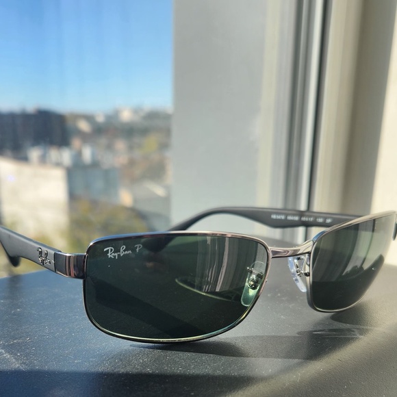 Ray-Ban | Accessories | Ray Ban Rb3478 Bluegrey Gunmetal Frames | Poshmark